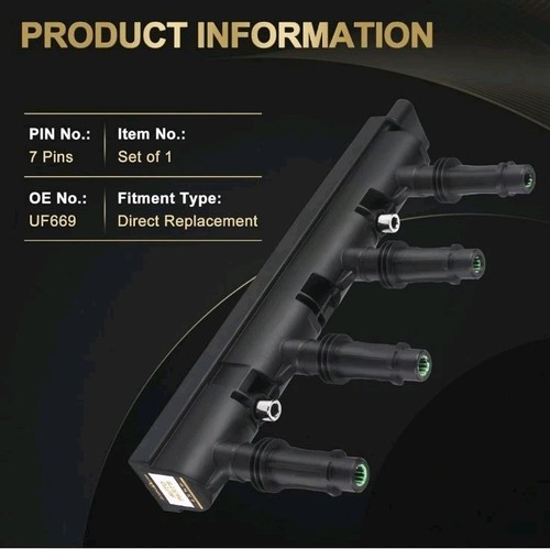 Ignition Coil Pack UF669 for Buick 13-15 Encore Trax Chevrolet Sonic ...