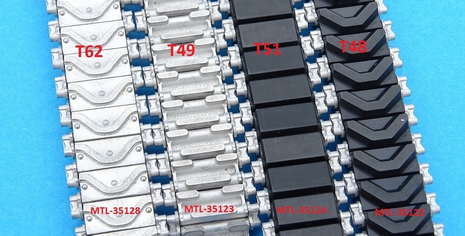 1/35 MasterClub MLT35123 Tracks for M4 Sherman/M3/RAM T49 type Metal ...