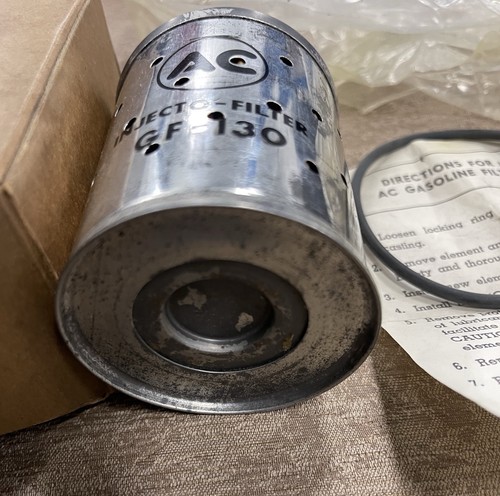 NOS 1957 1958 Chevrolet Corvette AC GF-130 Fuel Injection Injecto Fuel ...