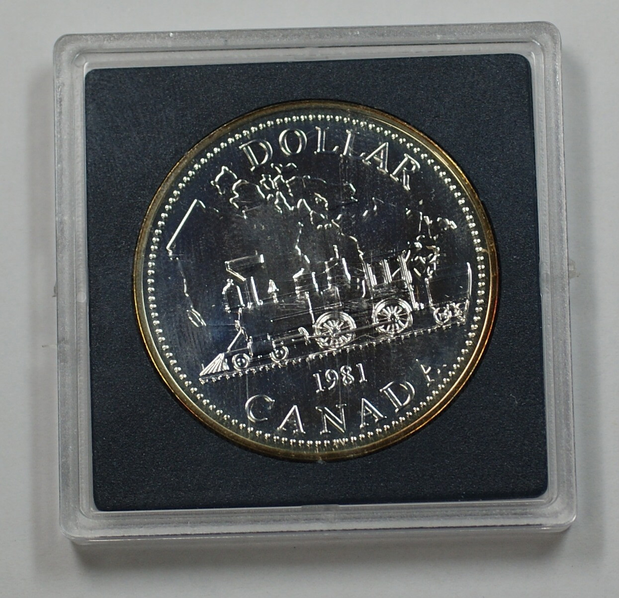 1981 Canada Silver Dollar Proof-like Coin Without Outer Cardboard Case ...