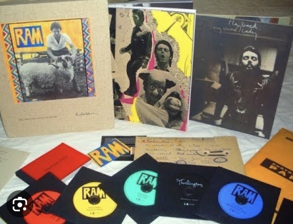 PAUL McCARTNEY - RAM DELUXE NUMBERED EDITION BOX SET [4CD/1DVD] -NEW ...