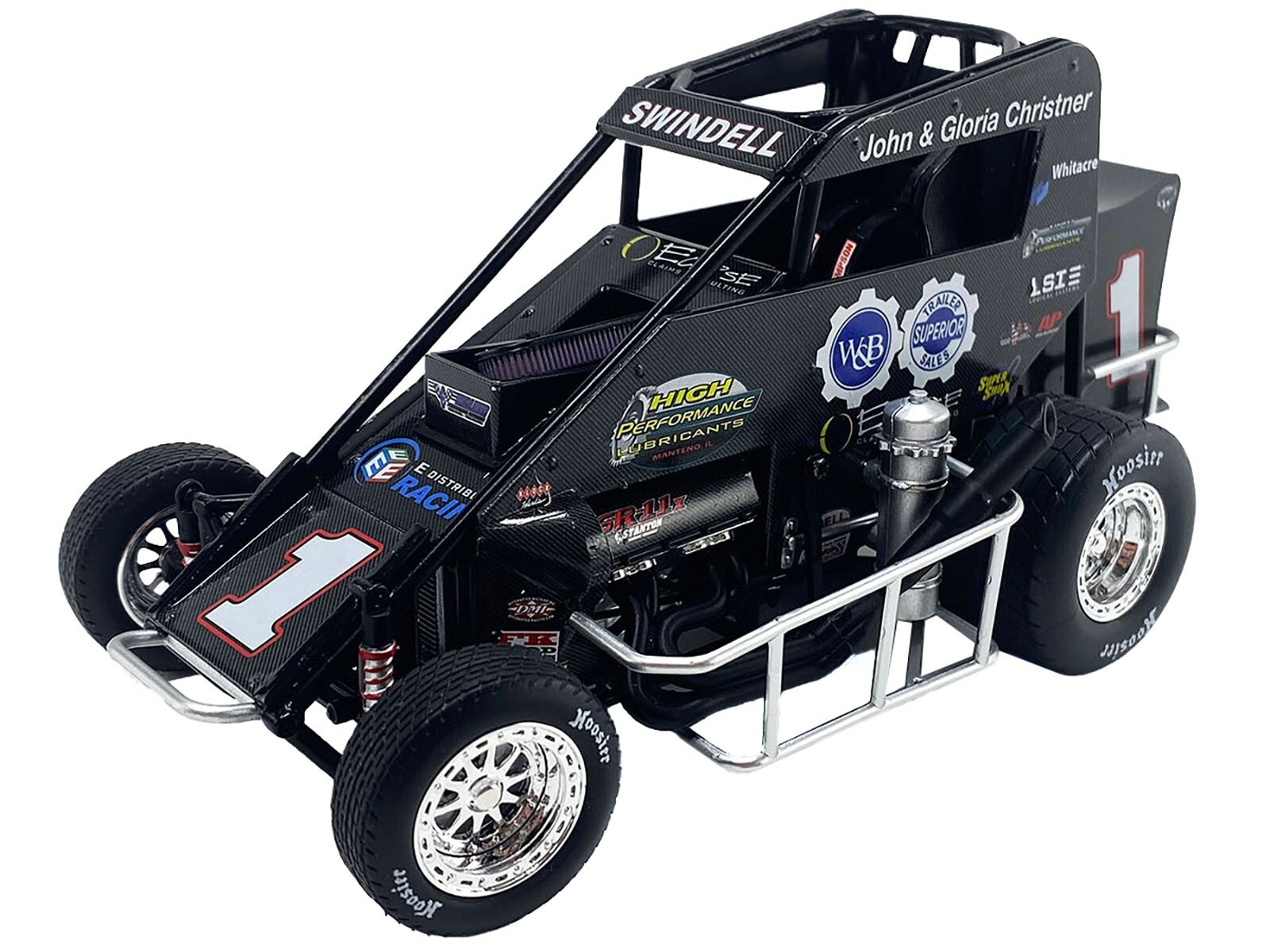 MIDGET SPRINT CAR #1 SWINDELL "CHILI BOWL" 2024 1/18 DIECAST BY ACME ...