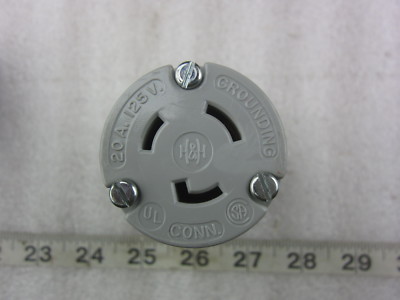 AH Arrow Hart 2313 20A 125V Hubbell 2313 Style Locking Connector L5-20R ...