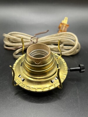 NWT Electric Converter Burner Fits Old Kerosene Oil Lamps w/ #2 Threads ...