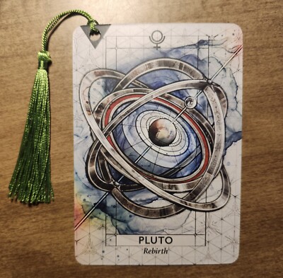 PLUTO "Roman God" Bookmark Astrology Starcode Oracle Art Gift Purified ...