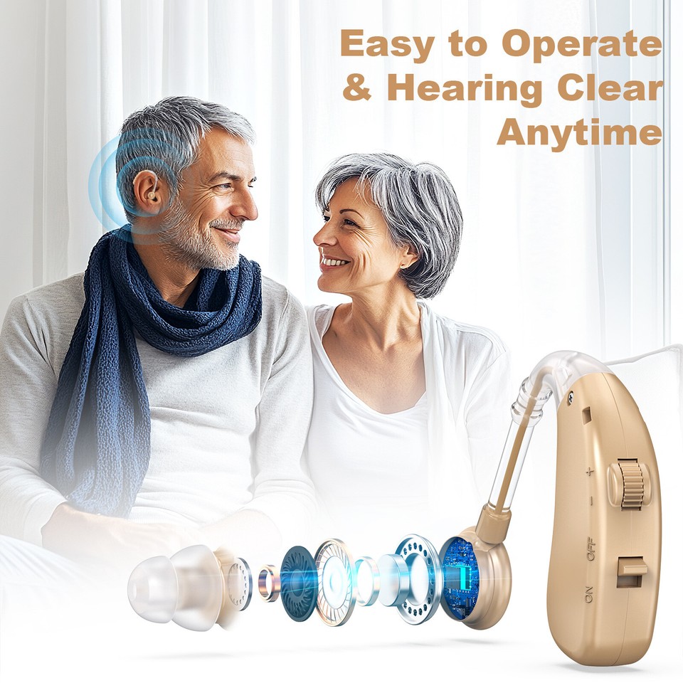 Rechargeable hearing aids with shells suitable for adults and the ...
