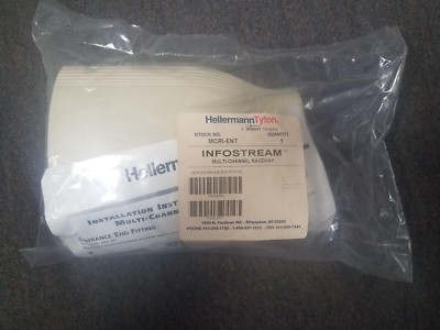 HellermannTyton MCRI-ENT InfoStream Multi-Channel Raceway Entrance End ...