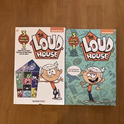 Loud House 3-in-1 Lot (2): Books 1 & 2 Papercutz Nickelodeon ...