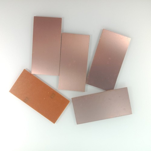 5pcs PF PCB 5x10cm Single Side Copper Clad Plate DIY PCB Kit Laminate ...