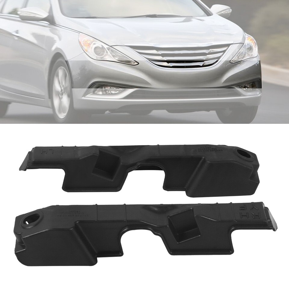 For 2011-2014 Hyundai Sonata Front Bumper Bracket Holder Retainer LH+RH Set of 2 | eBay