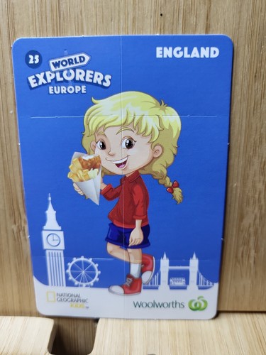 Woolworths World Explorers🏆#25 ENGLAND Card 🏆FREE POST | eBay