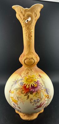 ANTIQUE ROBERT HANKE R H AUSTRIA HAND PAINTED VASE - TEPLITZ | eBay