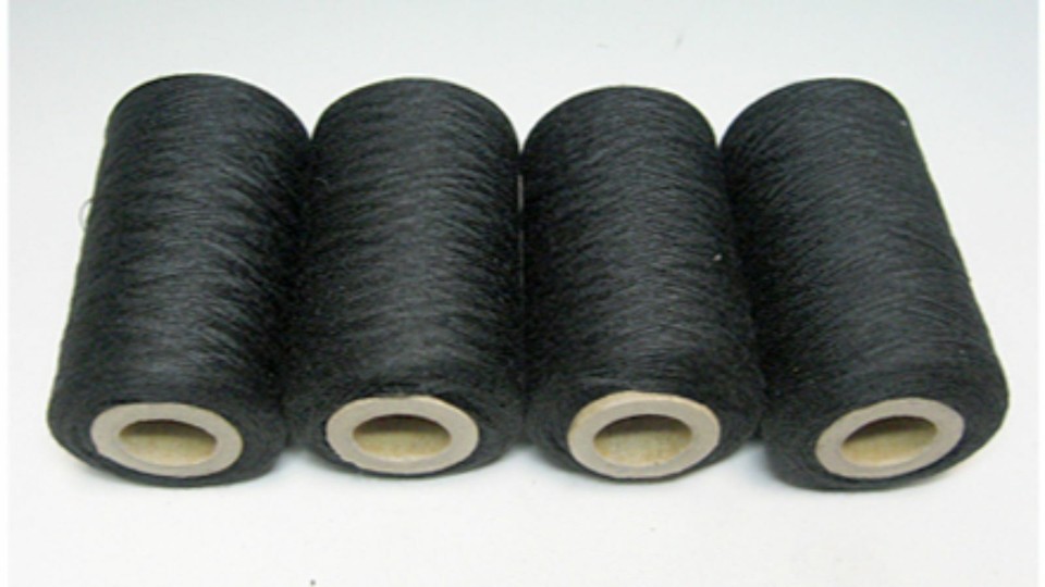 BLACK #653 SPUN POLYESTER SERGER & QUILTING THREAD 4 TUBES 1000 YDS ...