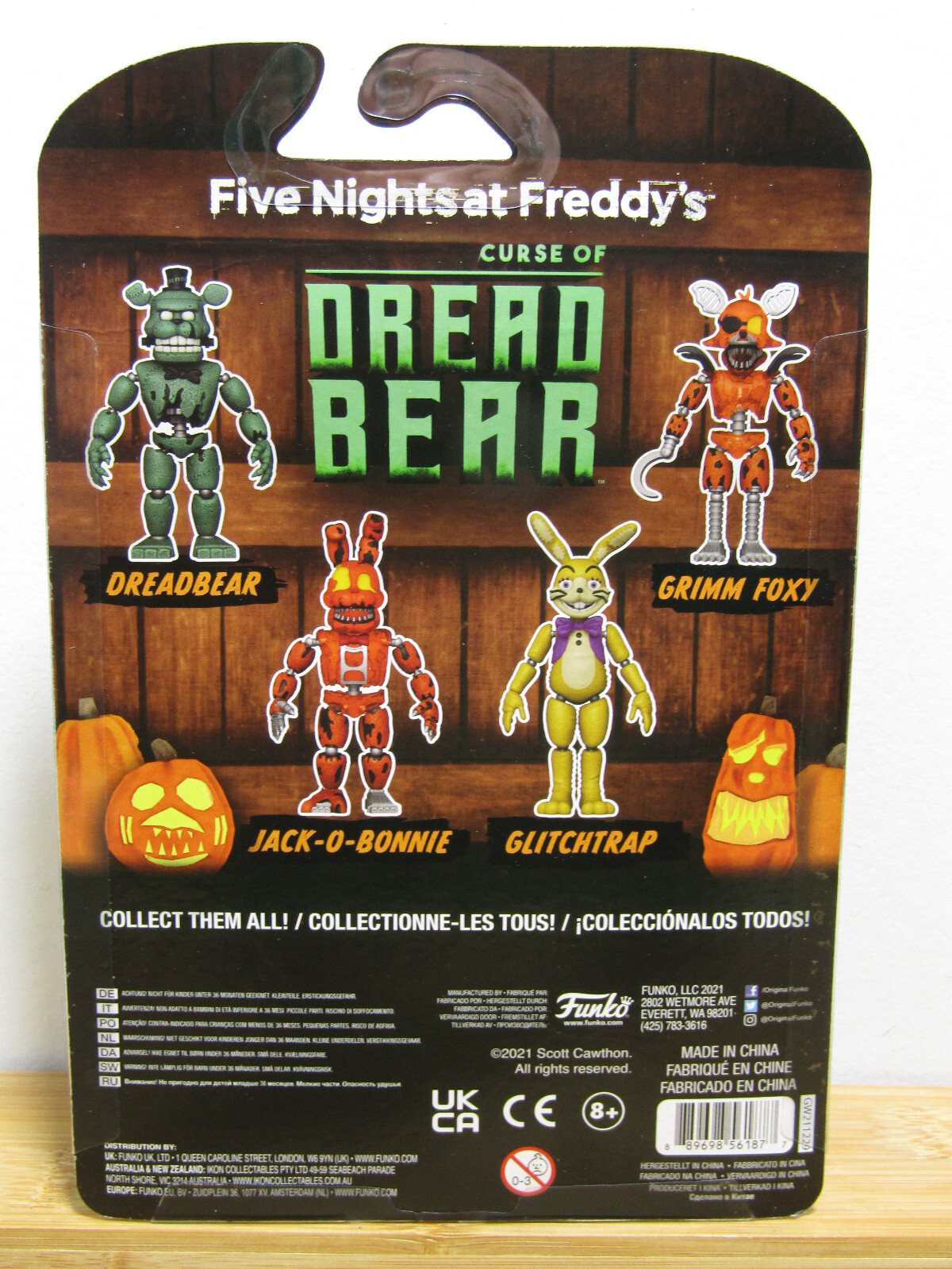 FUNKO Five Nights at Freddys GLITCHTRAP Curse of DREAD BEAR Figure