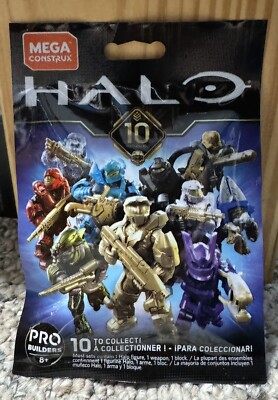 2019 HALO Mega Construx Gold Master Chief 10th Anniversary 85 Figure | eBay