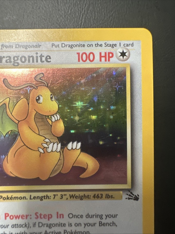 Dragonite 4/62 Fossil Holo Near Mint 1st Edition Pokemon | eBay