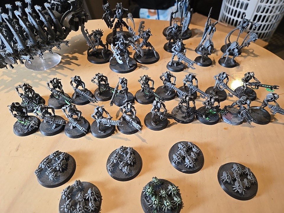 Full Necron Warhammer 40k Army Lot Mostly Unpainted | eBay