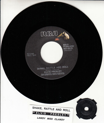 ELVIS PRESLEY Shake, Rattle And Roll 7" 45 rpm record NEW + juke box ...