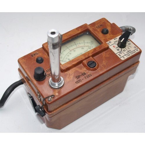 VINTAGE COLD WAR DP-66 GEIGER COUNTER DEDECTOR NOT TESTED WITHOUT ...