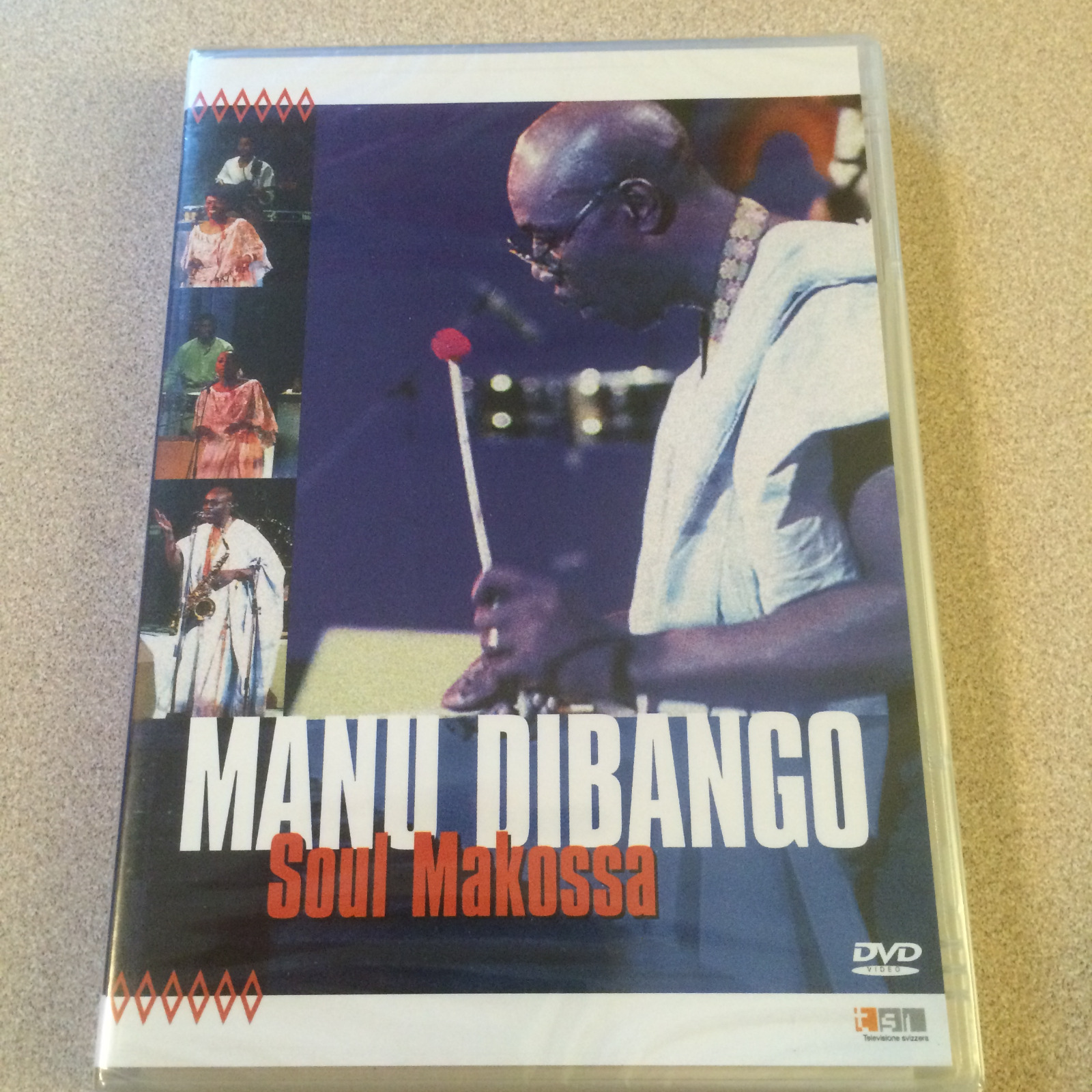 Manu Dibango - Soul Makossa DVD Rare Afro-Pop Music Out Of Print Hard ...