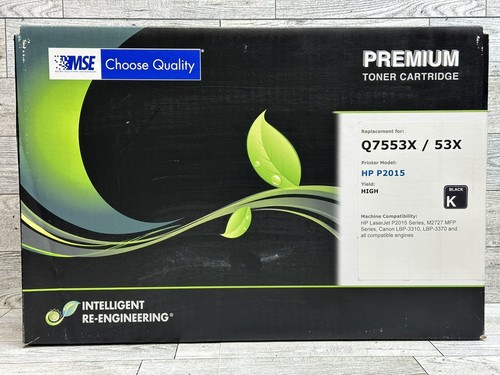 Black Toner Cartridge 53X Q7553X Hi-Yield Compatible For HP LaserJet ...