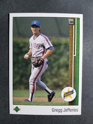 1989 Upper Deck rookie GREGG JEFFERIES card # 9 [C18] | eBay
