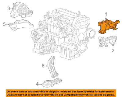 Chevrolet GM OEM 12-18 Sonic-Engine Torque Strut Mount 94534037 | eBay