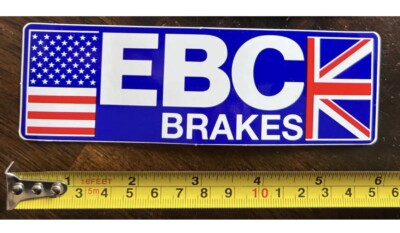 EBC BRAKES DECAL STICKER racing fdrift imsa jdm offroad moto baggers ...