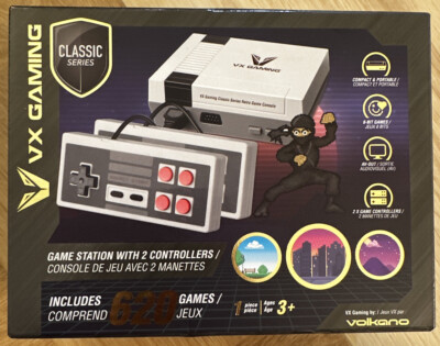 NEW! VX Gaming system - game station, 2 controllers, 620 games Nintendo ...