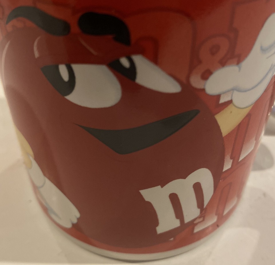 Vintage Galerie Mars Candy 2002 M&M’s Coffee Tea Cup Mug Red M&M ...