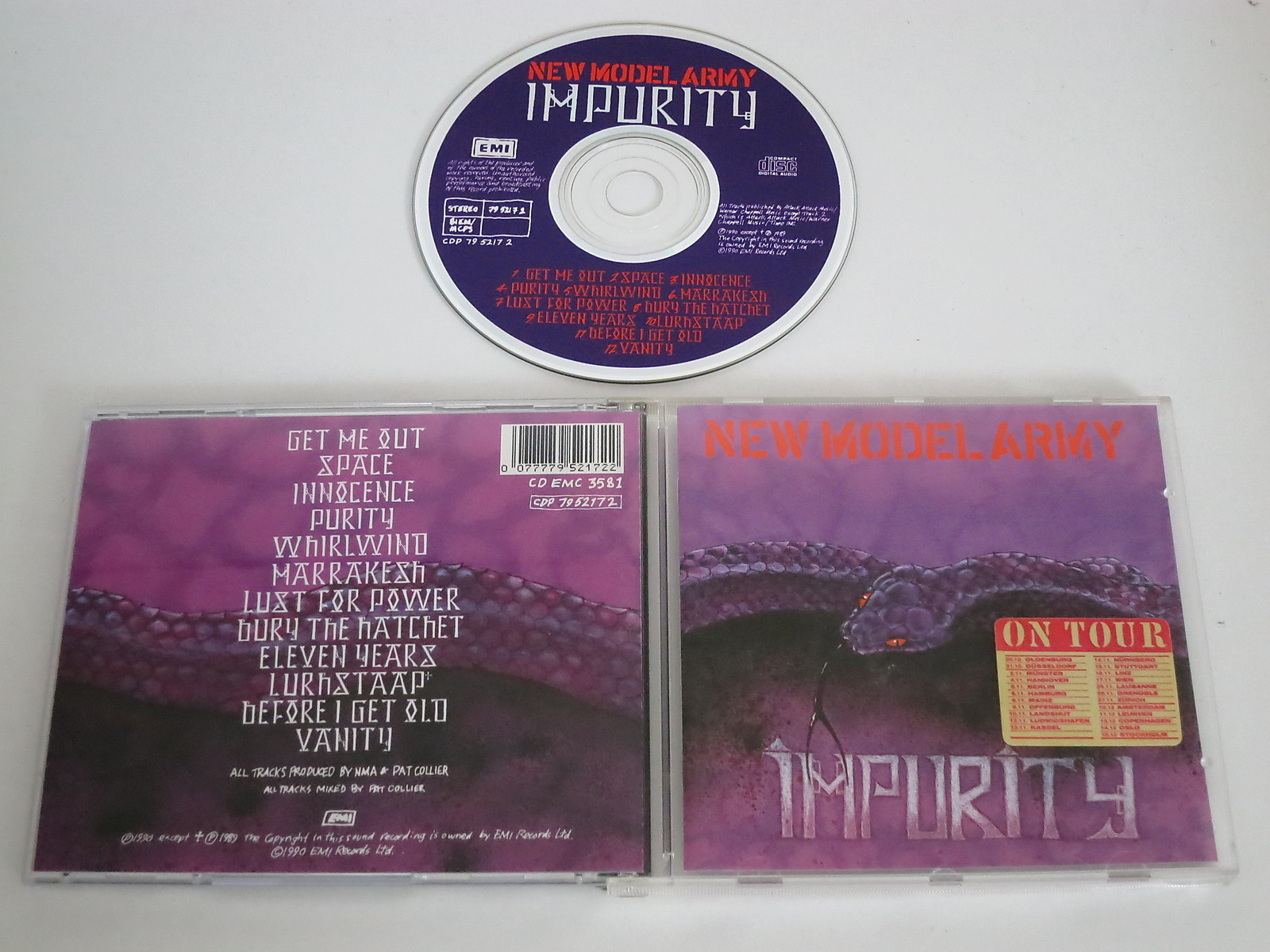 NEW MODEL ARMY/IMPURITY(EMI CDP 79 52172) CD ALBUM | eBay