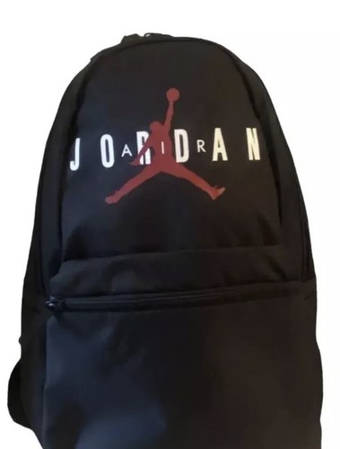 New NIKE AIR JORDAN Jumpman Logo BLACK RED 17.5” BACKPACK / Laptop | eBay