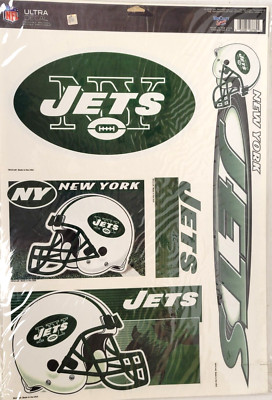 New York Jets - Multi Use Decal - 11" x 17" Sheet, New (Sheet of 5 ...
