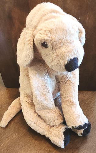 IKEA Gosig Golden Retriever Dog 15" Plush Puppy Lovey Floppy Yellow Lab ...