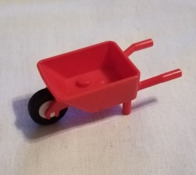 Lego City Red Minifig Garden Wheel Barrow Minifig Construction Tool ...