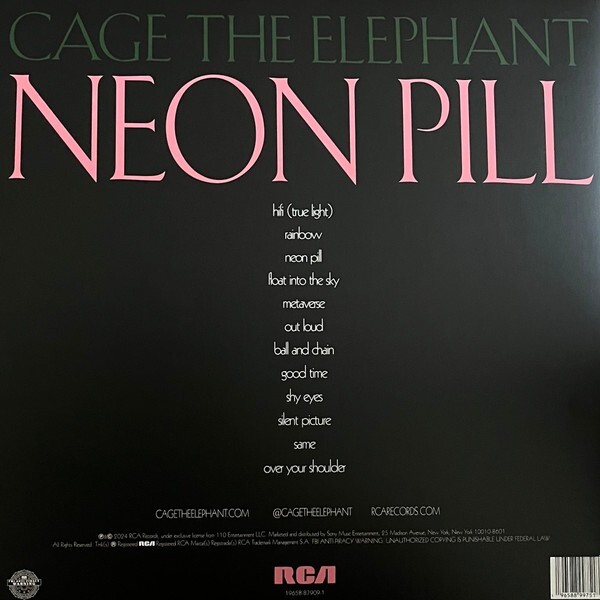 Cage the Elephant Neon Pill SIGNED SweeTart Colored Vinyl New In Hand ...