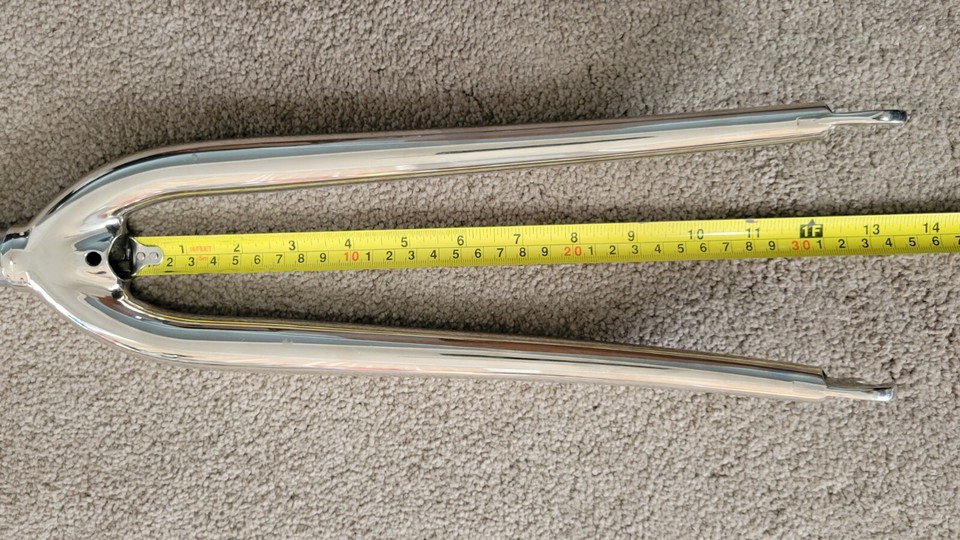 Vintage 1 inch threaded road bike forks nickle Shimano | eBay