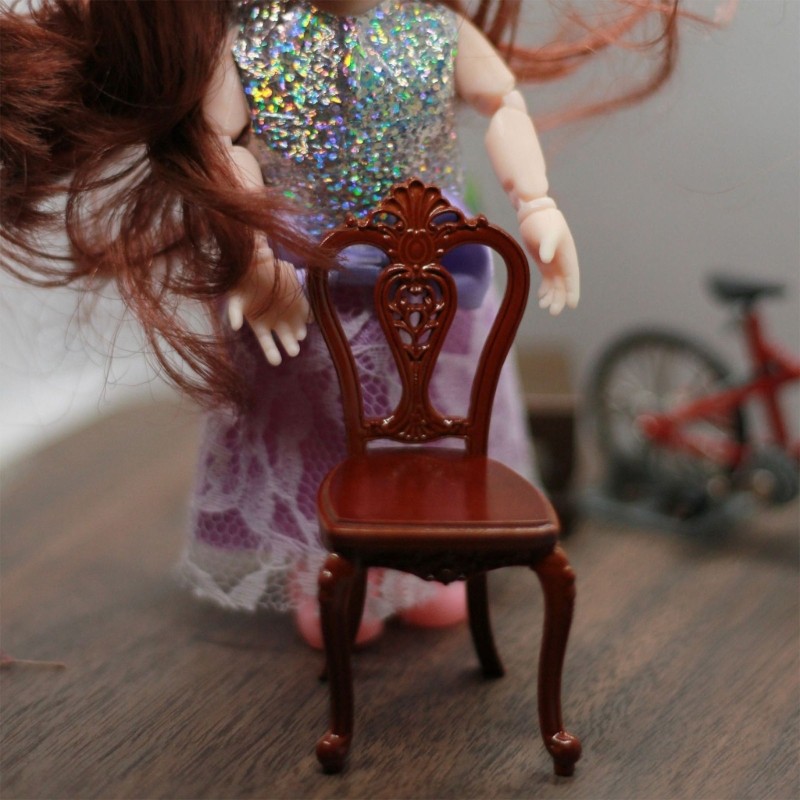 Retro Chair Model Furniture For Dollhouses Scene Decors Craft Project ...