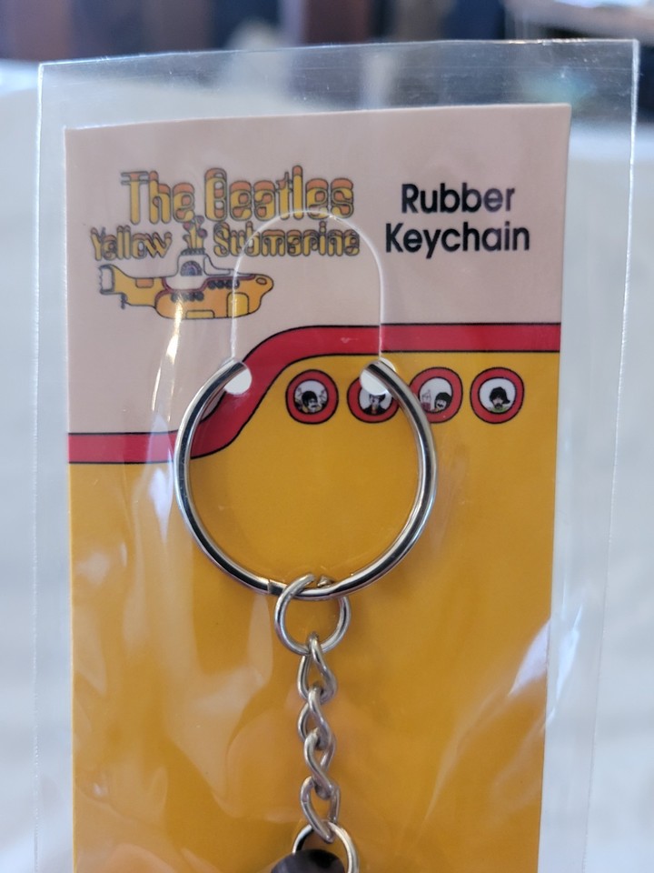 The Beatles Yellow Submarine Rubber Key Chain 2011 in sealed package | eBay
