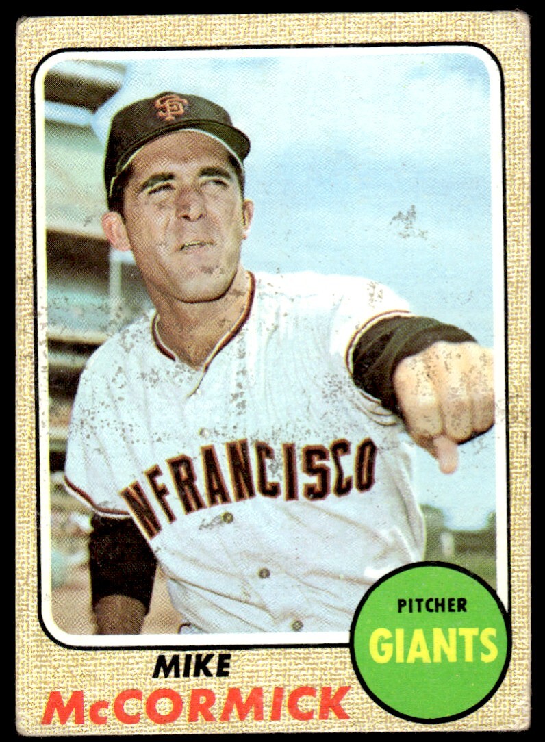 1968 Topps Mike McCormick San Francisco Giants #400 ---- | eBay