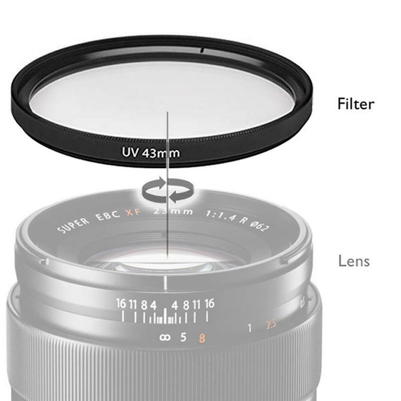 43mm Ultra Slim MC UV Lens Filter for Fuji Fujifilm XF 23mm f/2 XF 35mm ...