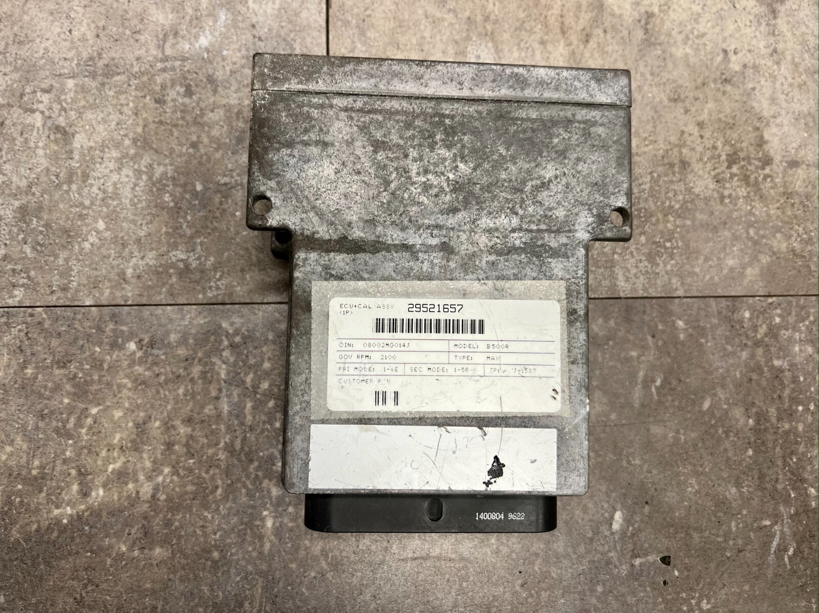 Allison B500R TCM ECU+CAL ASSY 29521657, CIN 08002MG014J | eBay