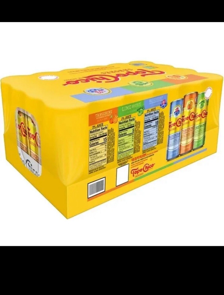 Topo Chico Sabores Variety, 12 Fluid Ounce (Pack of 24) | eBay