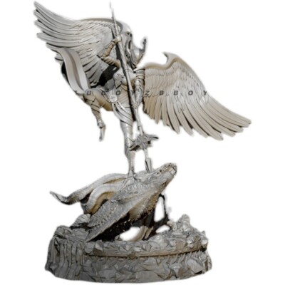 85mm Resin Figures Model Dragon Slaying Angel War God Unassembled ...