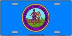 Chickasaw Nation Flag Metal Novelty License Plate Tag LP1871 | eBay