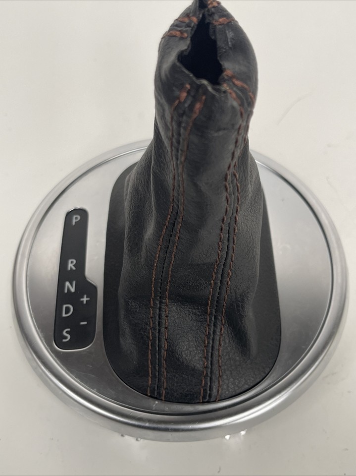 2012-19 VW BEETLE AUTOMATIC TRANSMISSION GEAR SHIFTER COVER BROWN ...