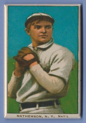 CHRISTY MATHEWSON BASEBALL CARD *2X3 MAGNET* PITCHER MATTY NEW YORK ...