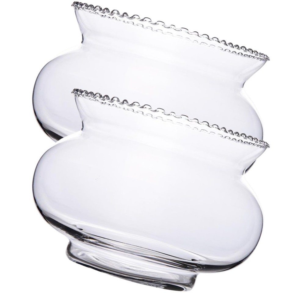 2pcs Transparent Fish Bowl Glass Goldfish Bowl Simple Fish Hydroponic ...
