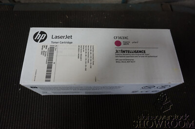 New Sealed Box Genuine OEM HP CF363XC Magenta Toner 508X LaserJet M552 ...