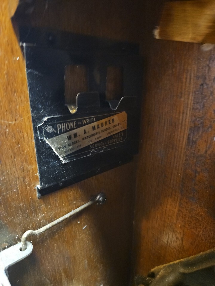 Antique Cincinnati Time Recorder Co. Time Clock Wall Clock | eBay